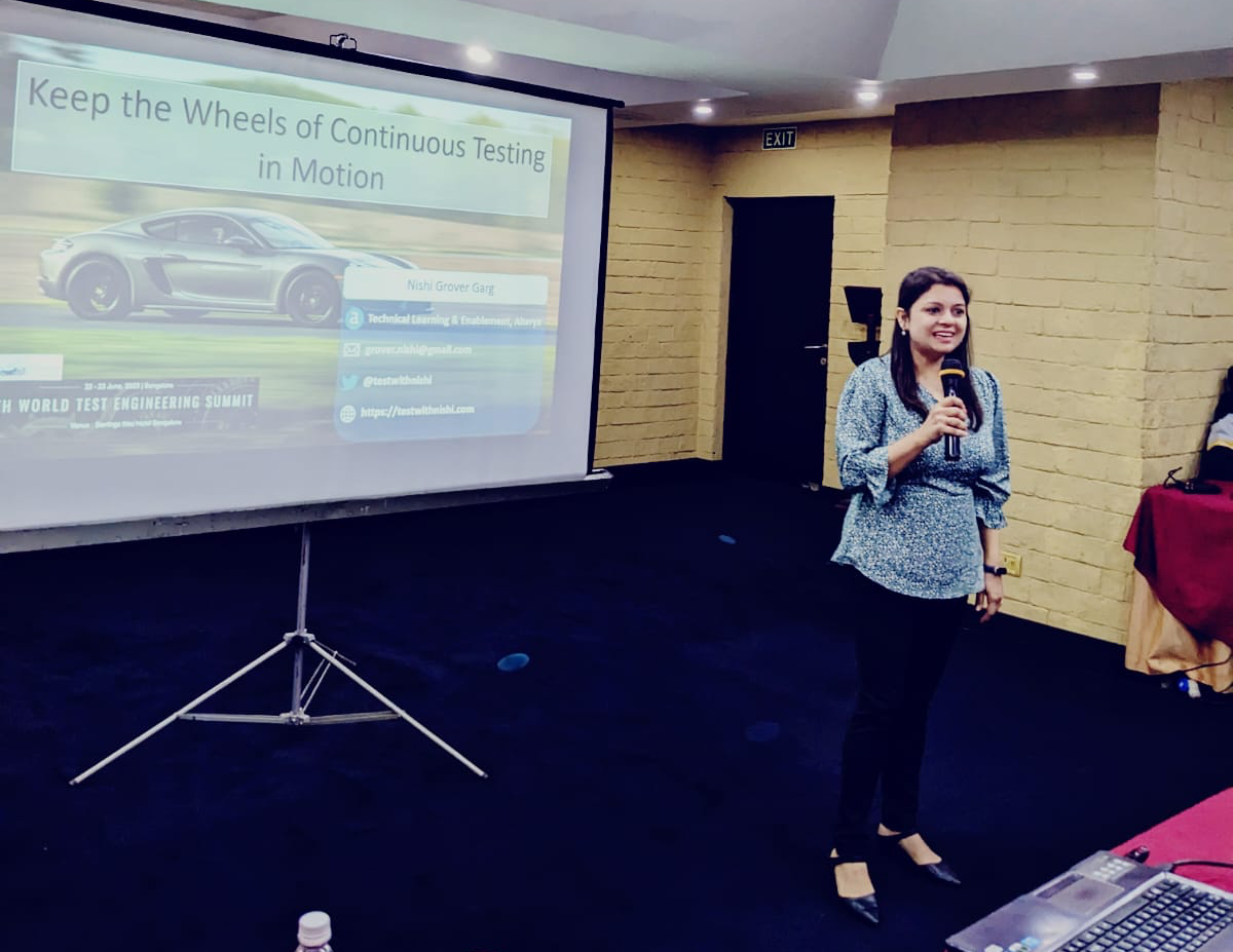 My experience speaking at World Test Engineering Summit (in-person ...